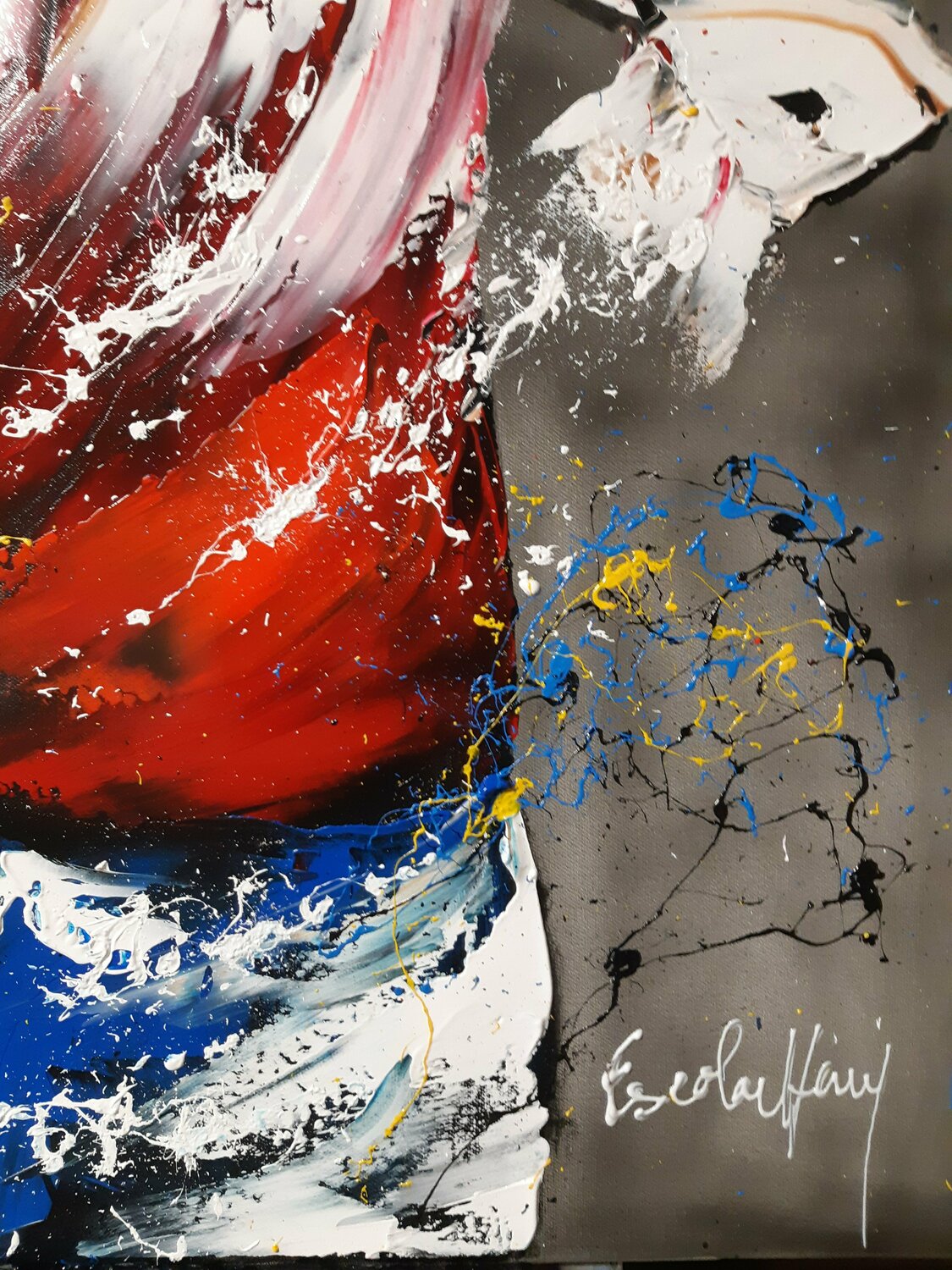 Le swing by Henry Escobar (2020) : Painting Acrylic, Spray Paint on ...