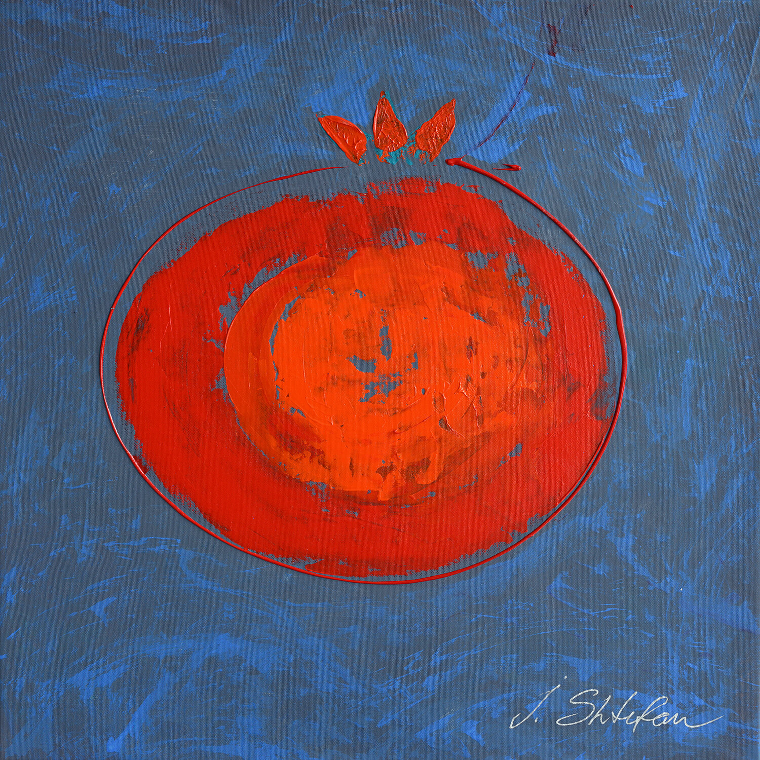 I am a Queen von Iren Shtefan (2021): Malerei Acryl auf Leinwand ...