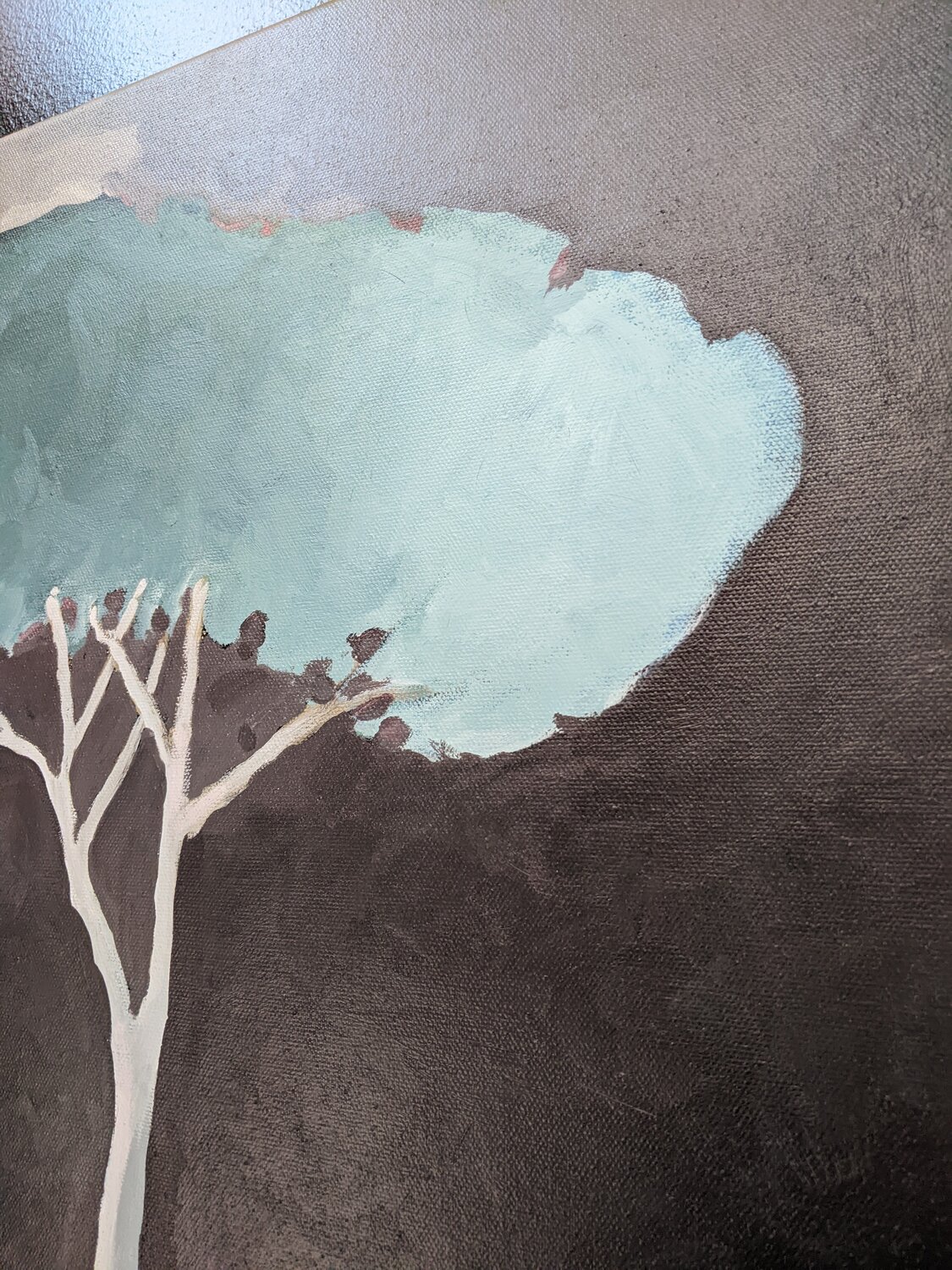 Pinus Pinea, le solitaire by Benoît Guérin (2022) : Painting Acrylic on ...