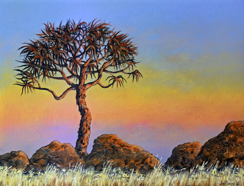 Acacia Tree Acrylic Paintings