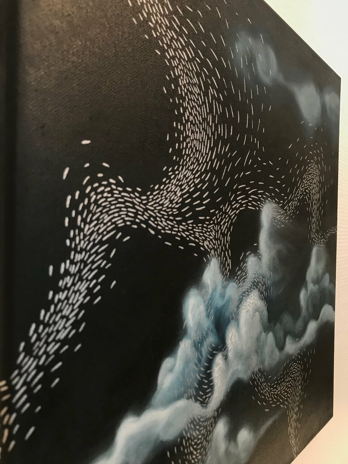 Murmuration de Diane Kazakis (2019): Pintura Óleo, Pluma en Lienzo ...