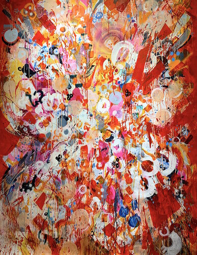 Imagined Landscaped _ Orange _ Unframed by Deusa Blumke (2022 ...