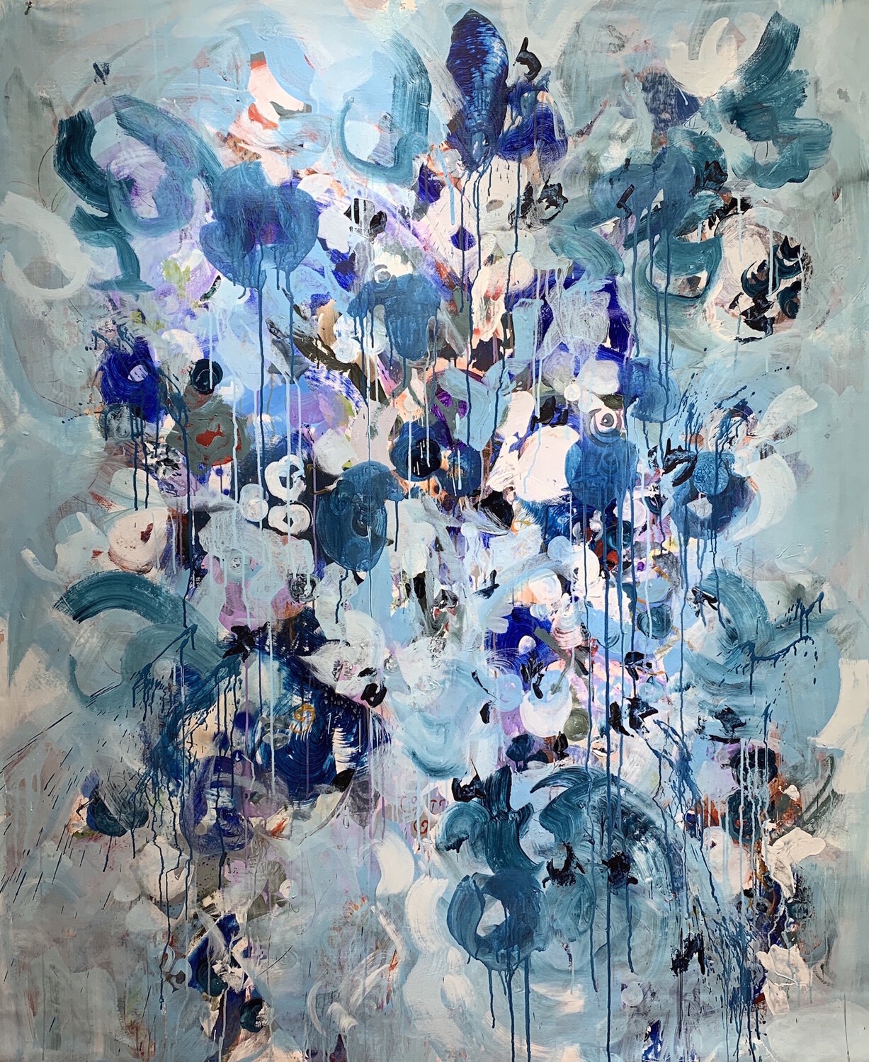 Imagined Landscaped _ Light Blue_ Unframed by Deusa Blumke (2022 ...