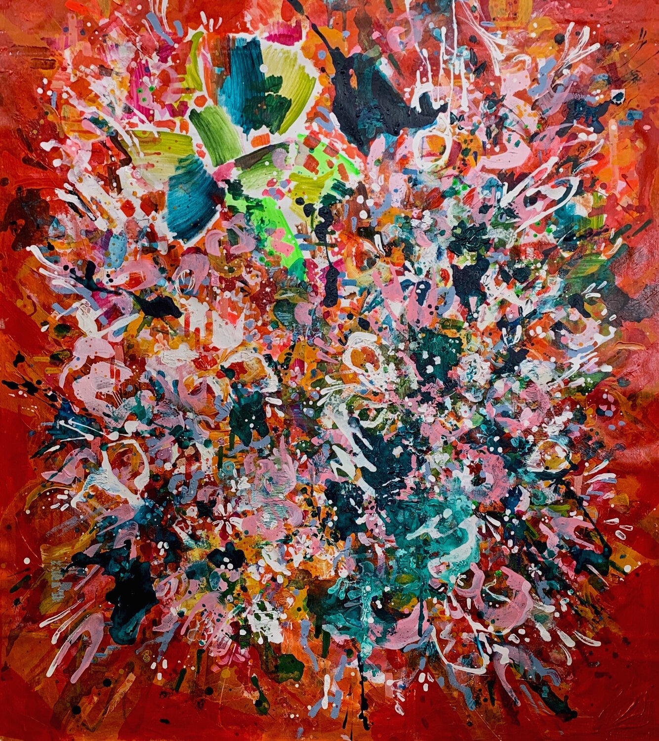 Carnaval In The Jungle, 2023 von Deusa Blumke (2023): Malerei Acryl ...