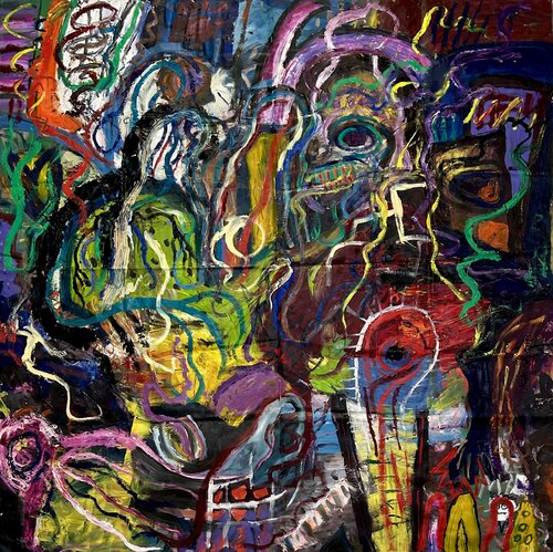Fressen oder gefressen werden II by Allan Paul (2023) : Painting ...