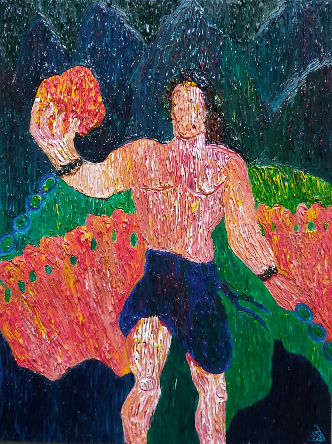 Prometheus by Constantin Severin (2021) : Painting Oil on Canvas ...