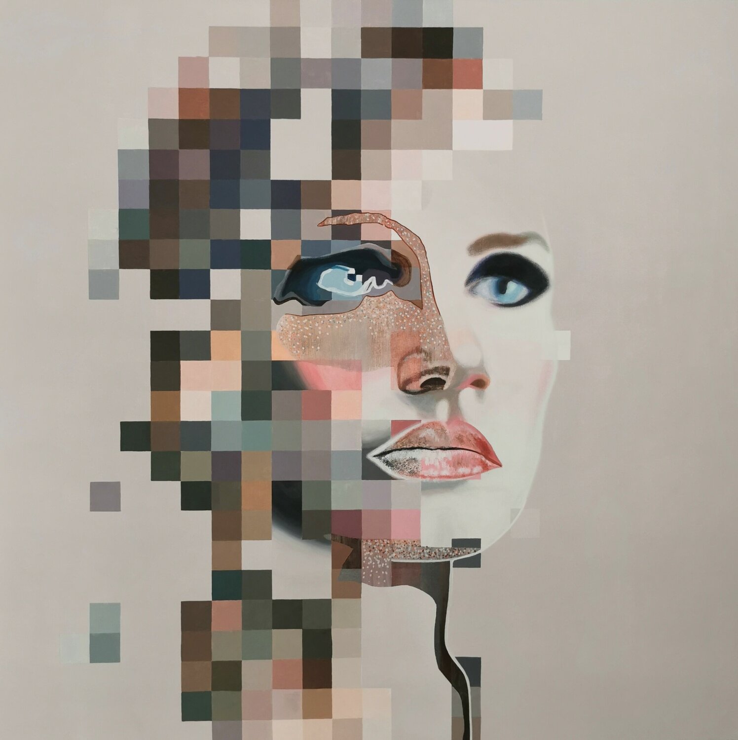 Meta_Jess_1 by Caroline DAVID (2023) : Painting Acrylic on Canvas - Singulart