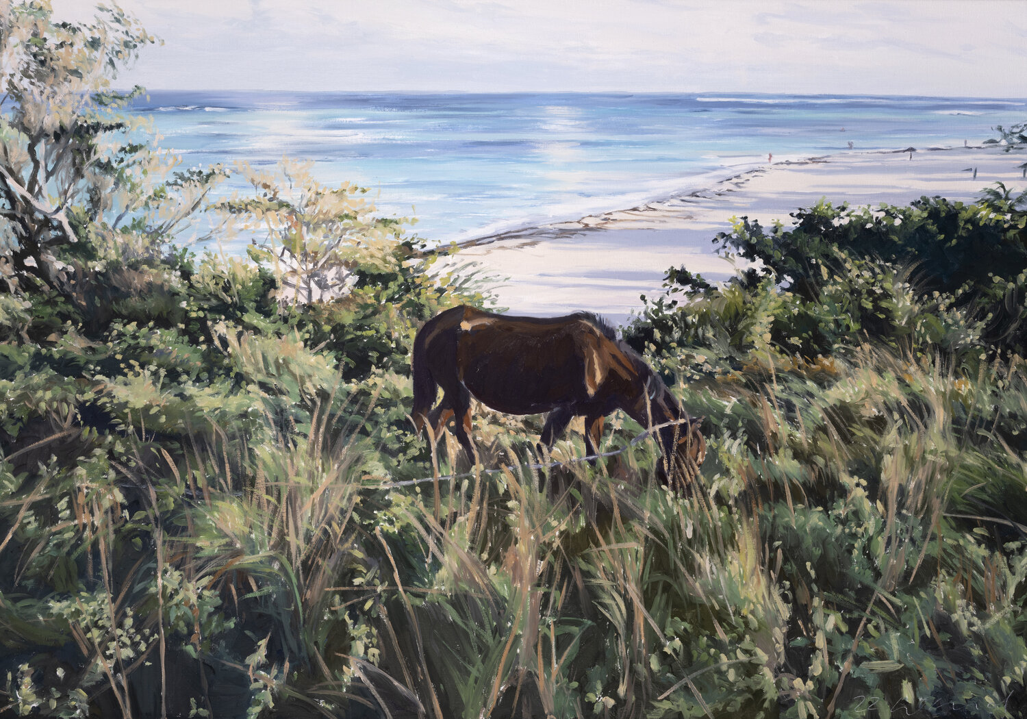 Guardalavaca von Susanne Wind (2022): Malerei Öl, Tempera auf Leinwand ...