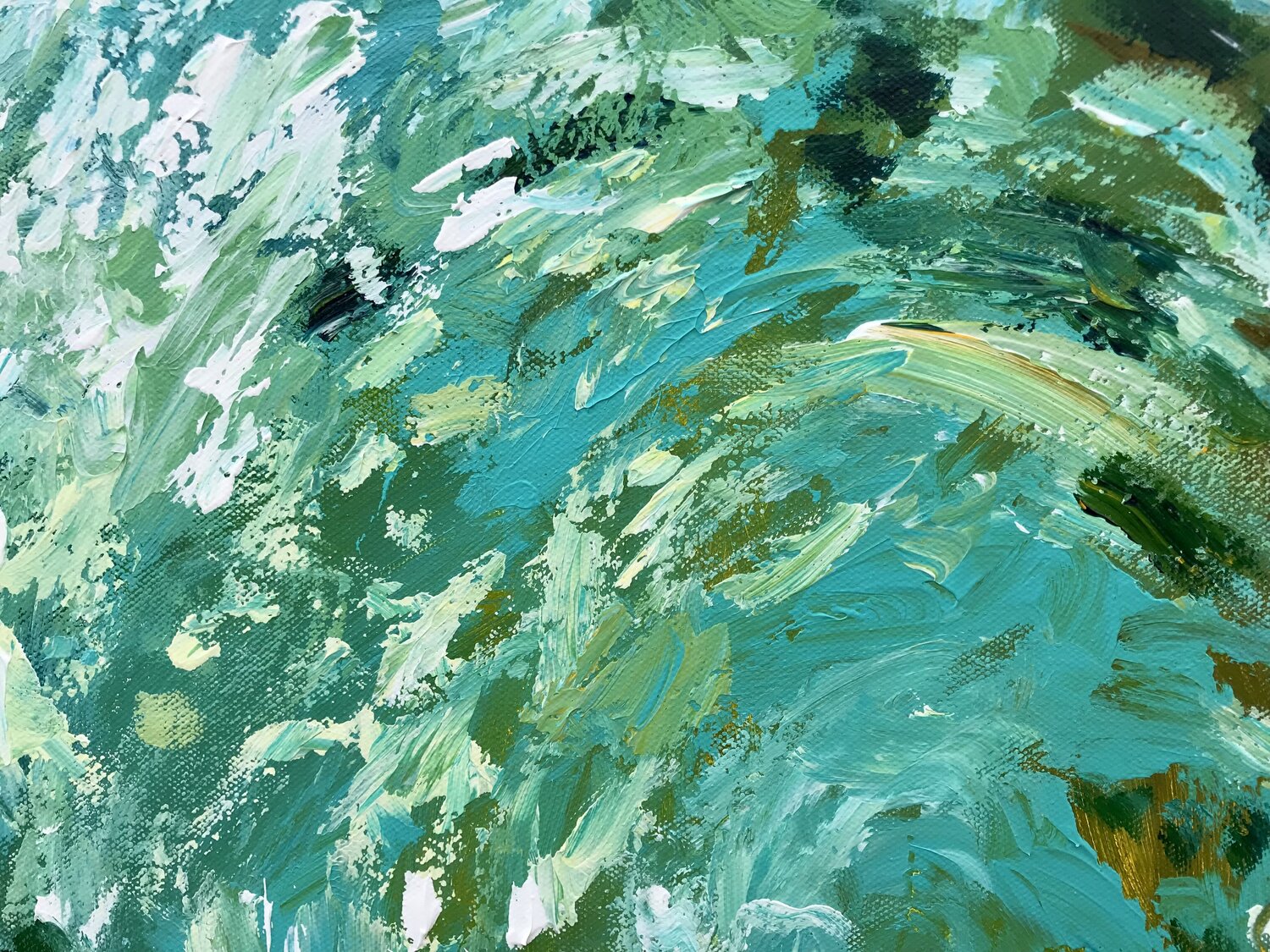 Oceans Heart De Natalia Nosek Natxa 2023 Peinture Acrylique Sur