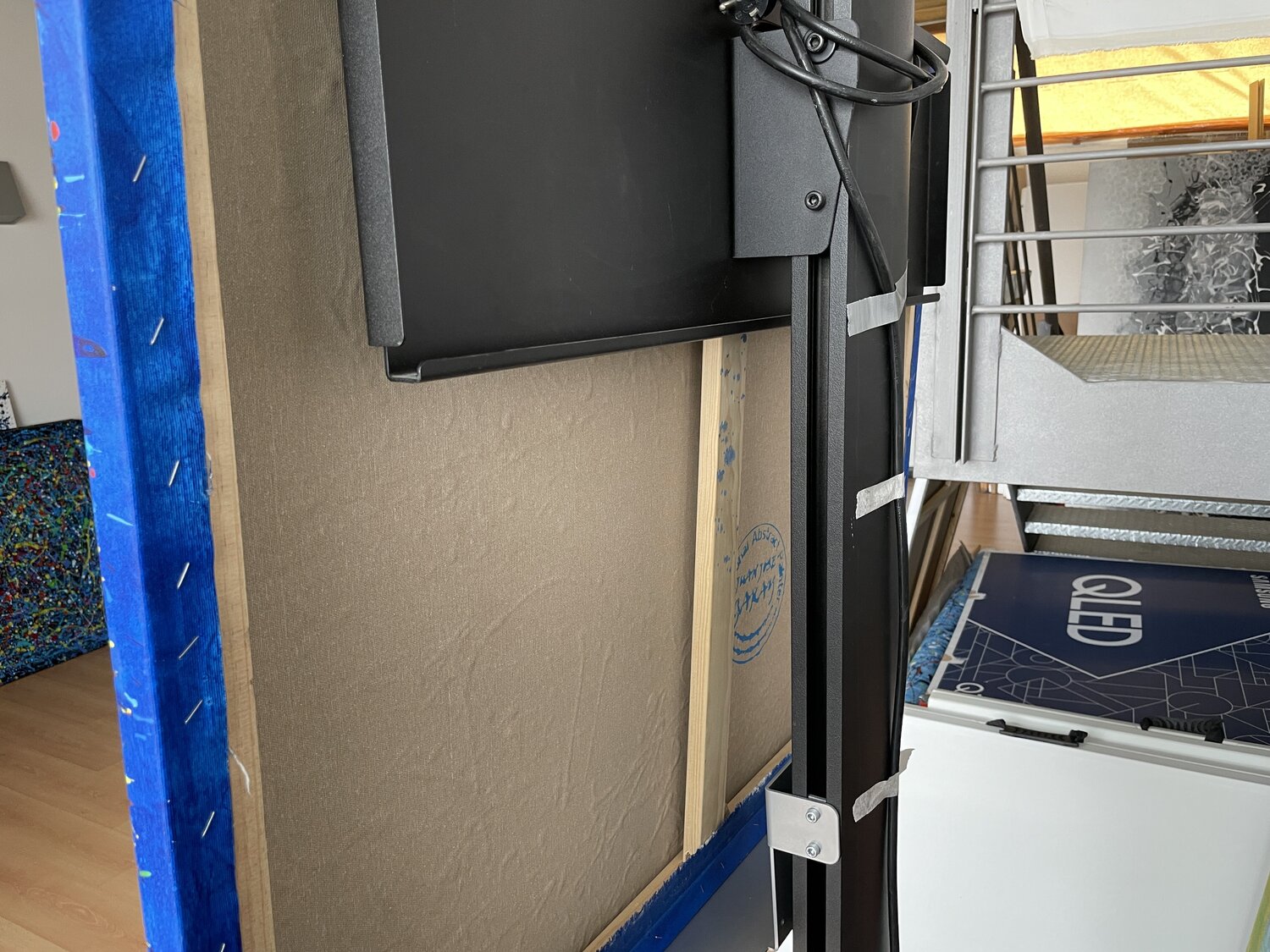 Blue Rain and Music de Juan José Garay (2025) : Peinture Acrylique ...