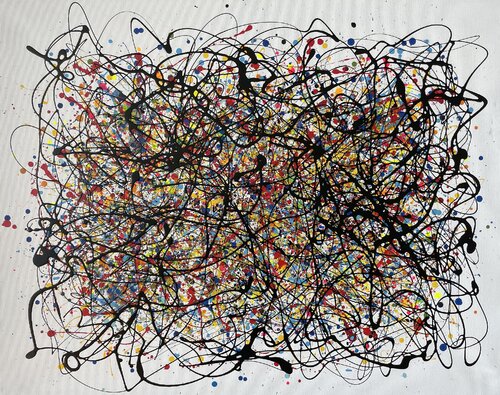 Black is Black by Juan José Garay (2025) : Painting Acrylic on Canvas ...