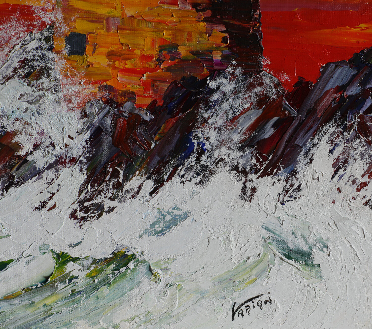 "GARDIENNE D'UN JOYAU" by Jean-Charles FABIANI (2023) : Painting Oil on ...