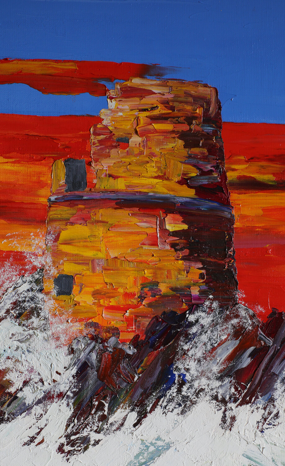 "GARDIENNE D'UN JOYAU" by Jean-Charles FABIANI (2023) : Painting Oil on ...