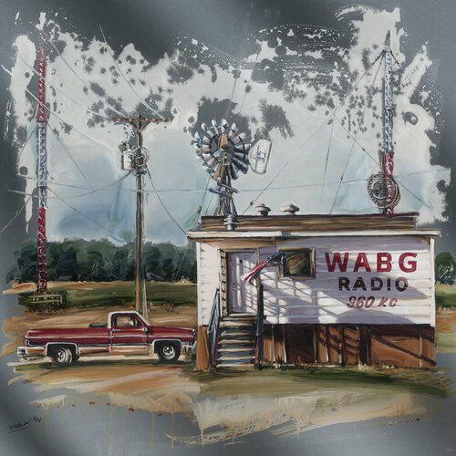 WAGB RADIO 960 KC by Sandrine Blondel (2022) : Painting Acrylic on ...