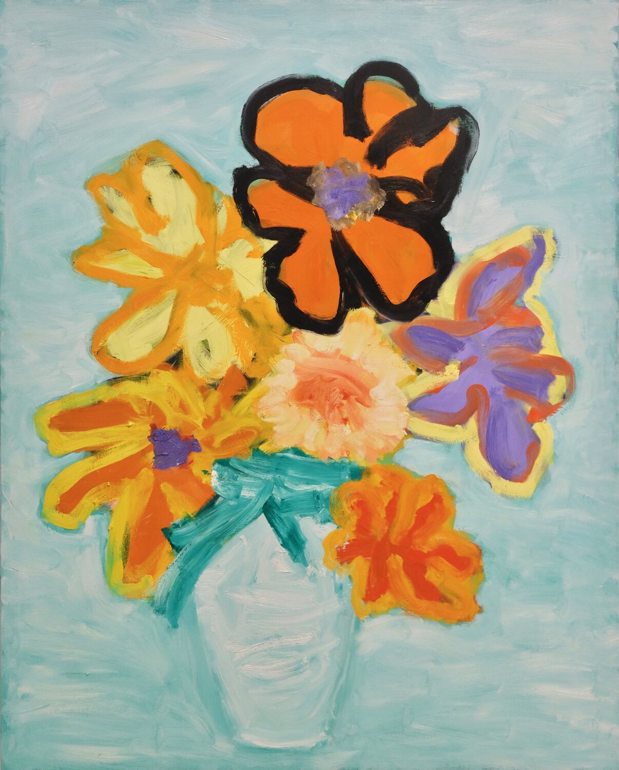 serie "las flores del bien" 1 de Jorge Nava (2023) : Peinture Huile sur ...