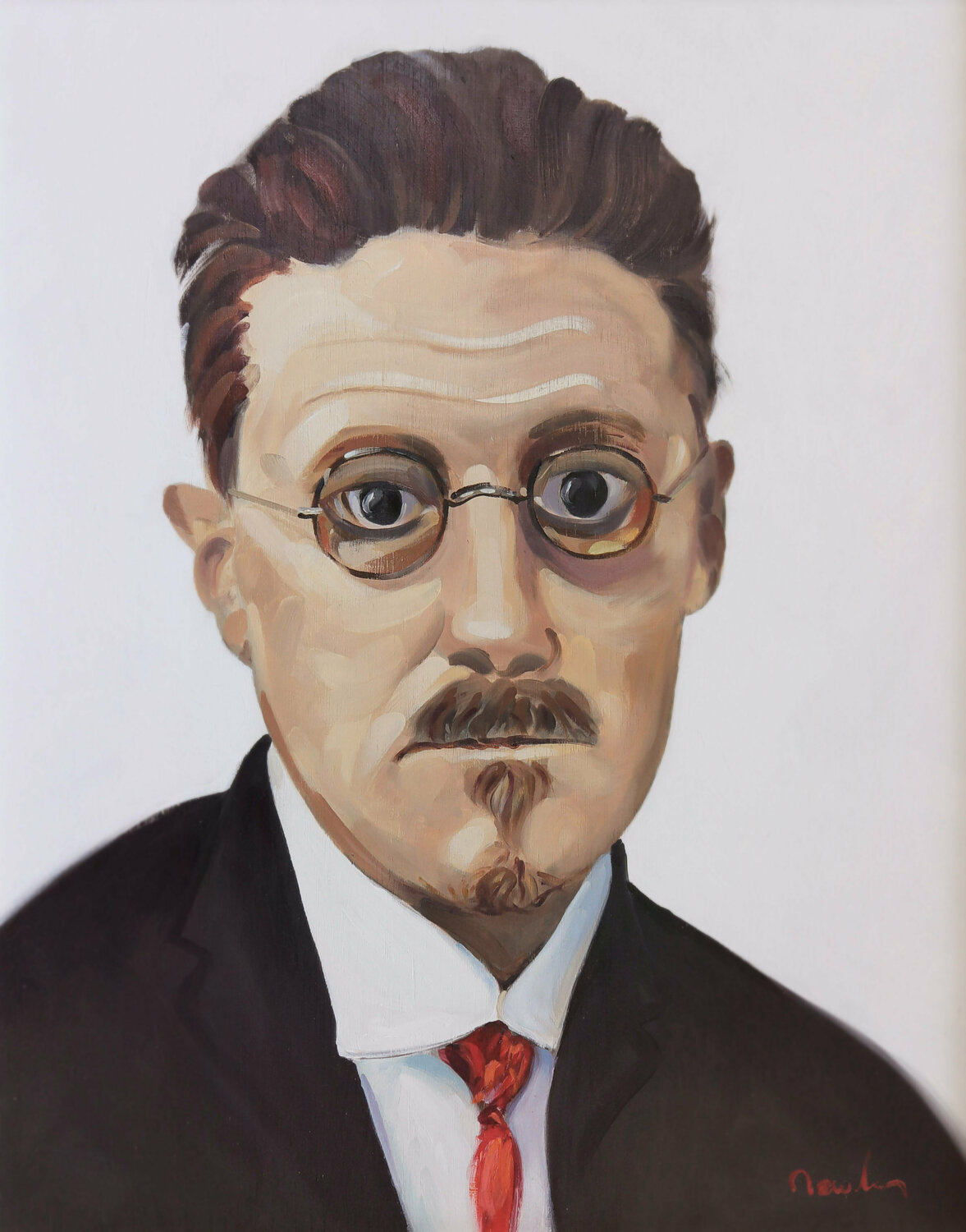 Black Suit Red Tie David Nowlan