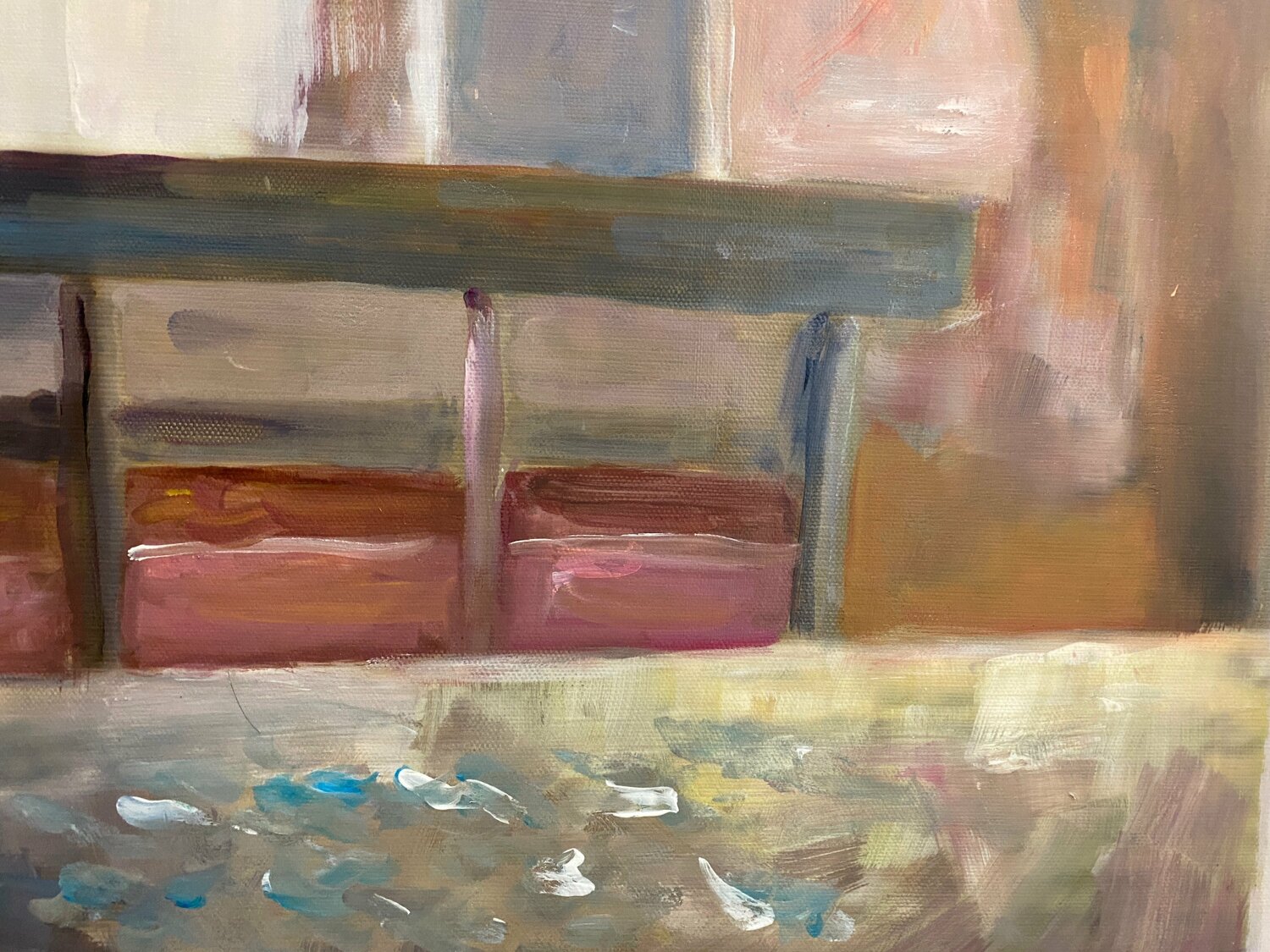 Diapositiv 42 | Dänemark1972 von Andreas Stiller (2019): Malerei Acryl ...