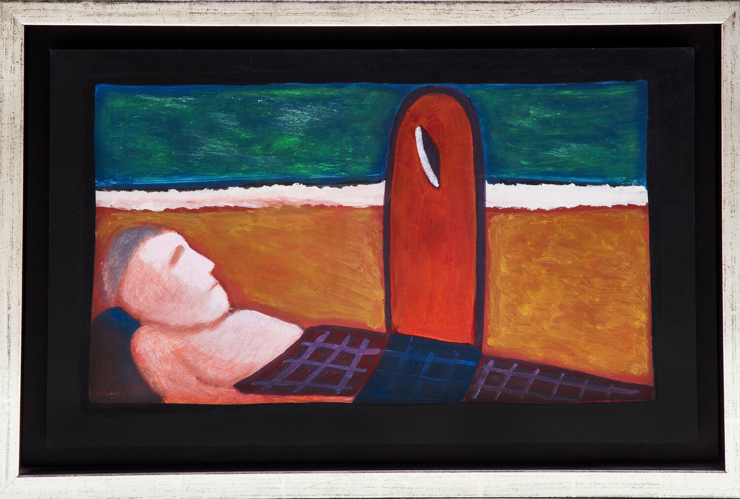 Figura en la playa I \ Figure in the beach I von Alejandro Arango (2003 ...