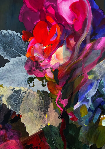 side storie blossom by Marina Hauser (2022) : Painting Lithography, Ink ...