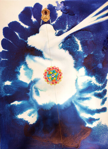 El Átomo Humano by Arturo Prins (2022) : Work on Paper Collage ...