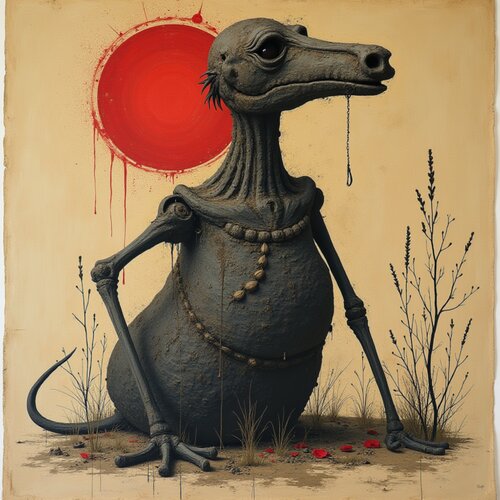 TETE DE MORT by Daniel Burgraeve (2025) : Digital Digital on Plexiglas ...