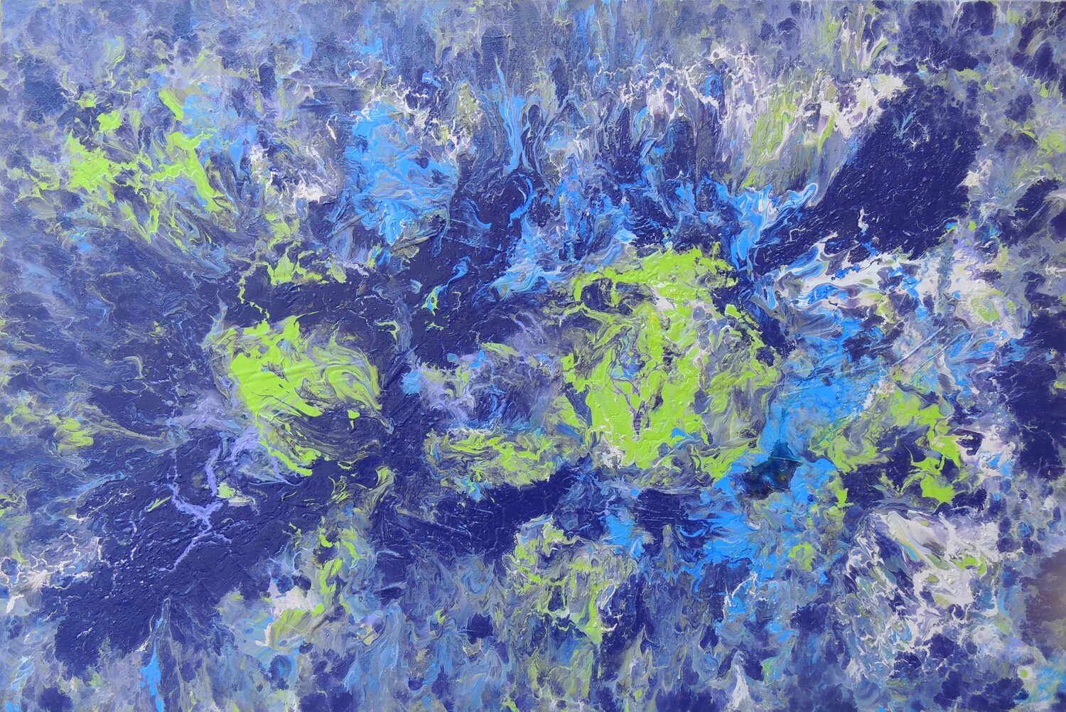 TACHISME A by Daniel Burgraeve (2022) : Painting Acrylic on Canvas ...