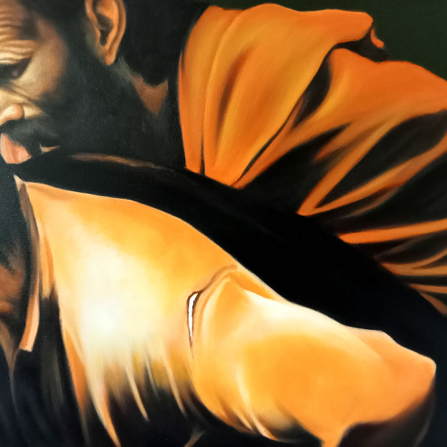 The Incredulity of Saint Thomas Caravaggio reproduction by Hector ...