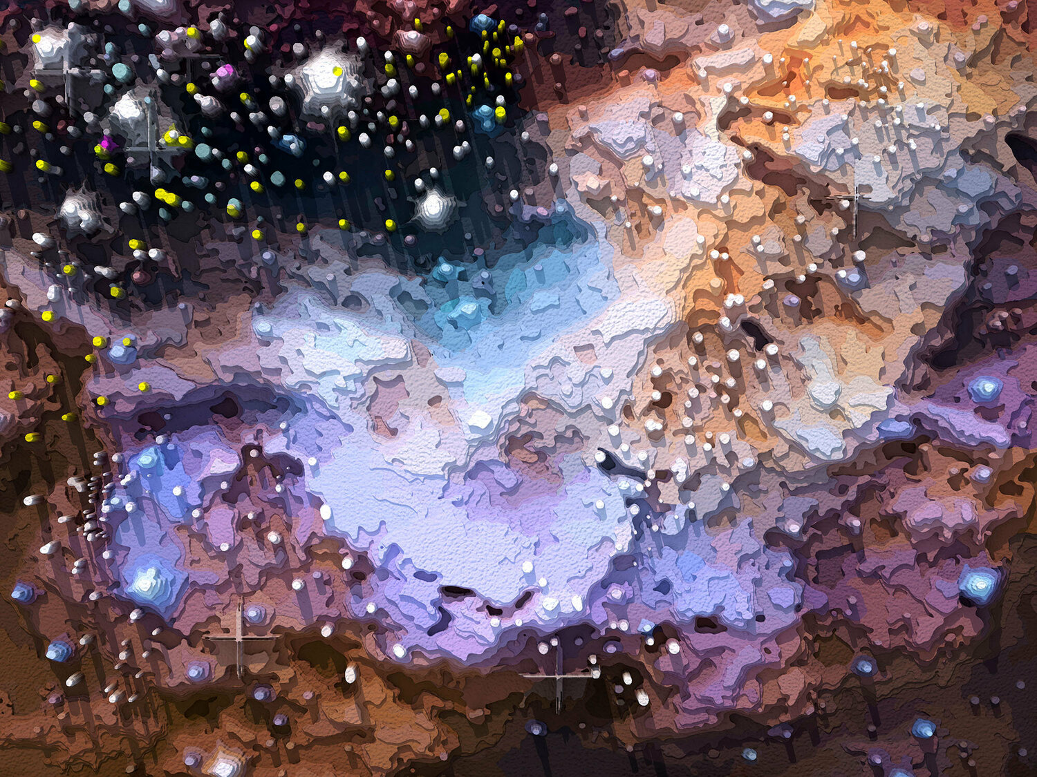 Macro 2 by Andrej Barov (2016) : Other Media Pigments on Paper - Singulart