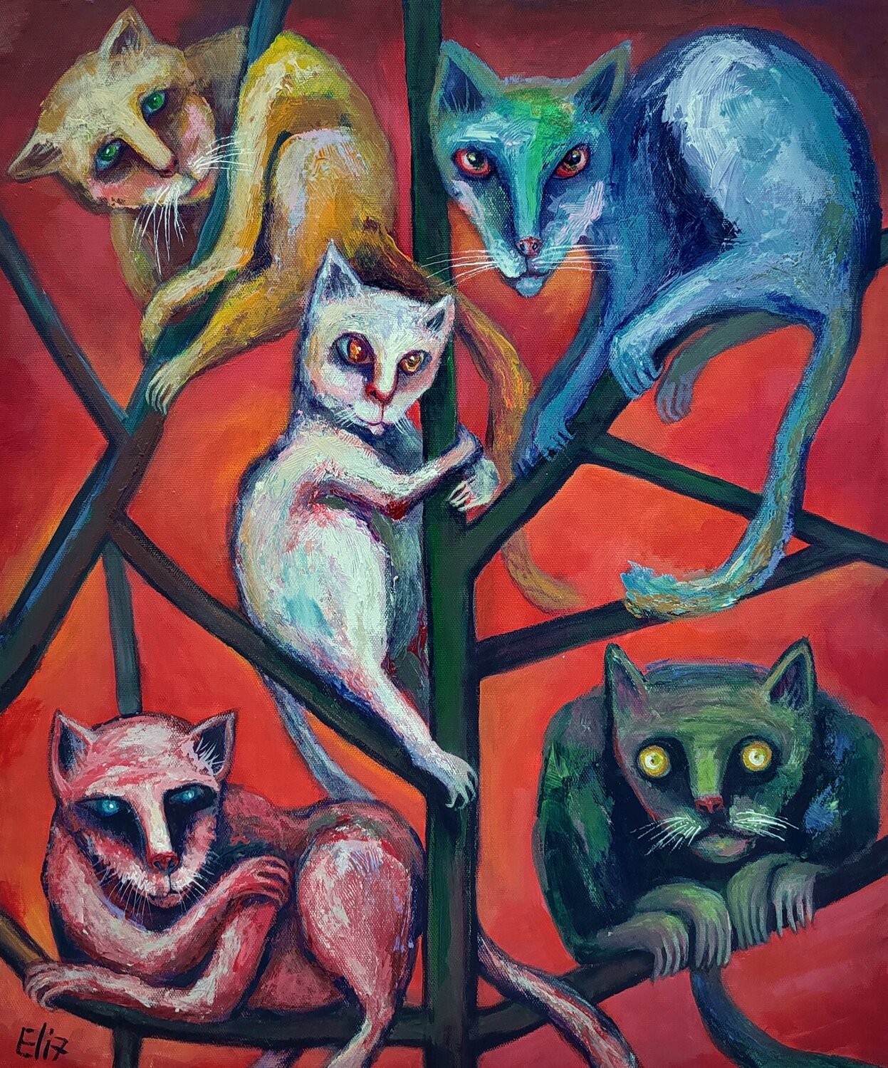 Good And Evil Paintings