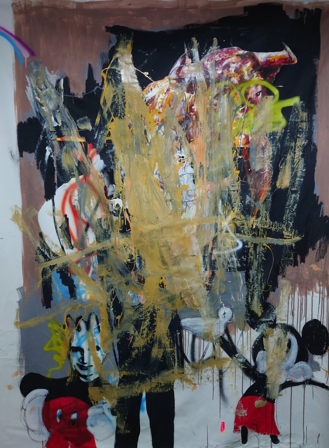 For the love of God by Adrian Florin Pop (2023) : Painting Acrylic, Oil ...