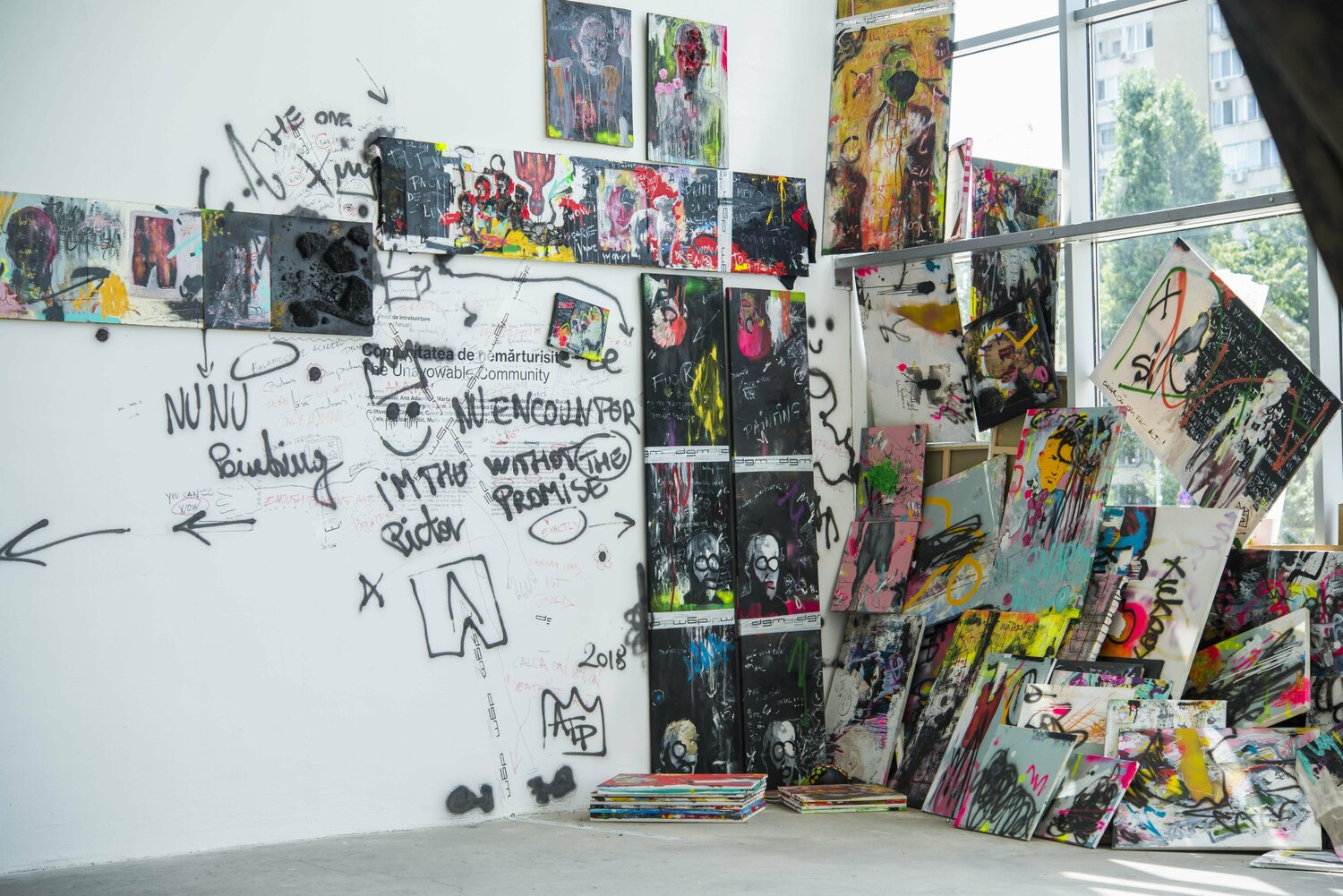 Glory Wall de Adrian Florin Pop (2018) : Peinture Acrylique, Huile sur ...