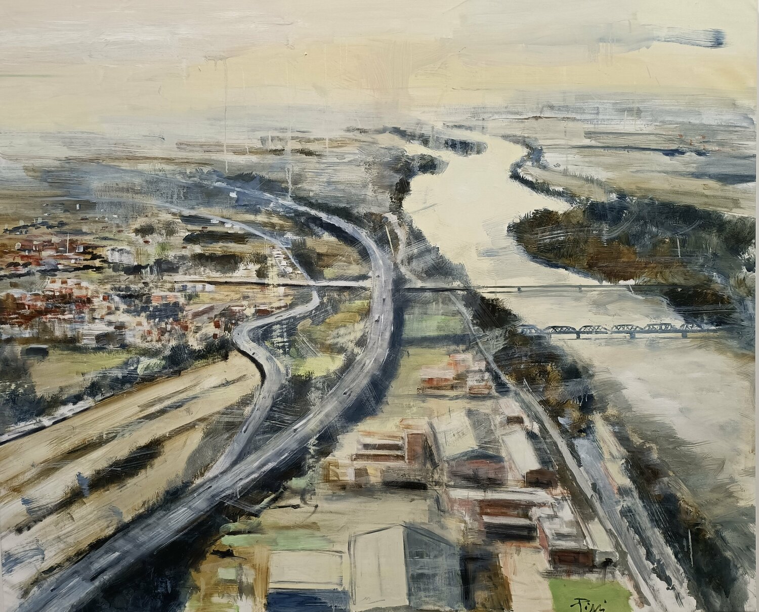 SORVOLANDO SUI PARTICOLARI de Alfredo Pini (2022): Pintura Óleo en ...