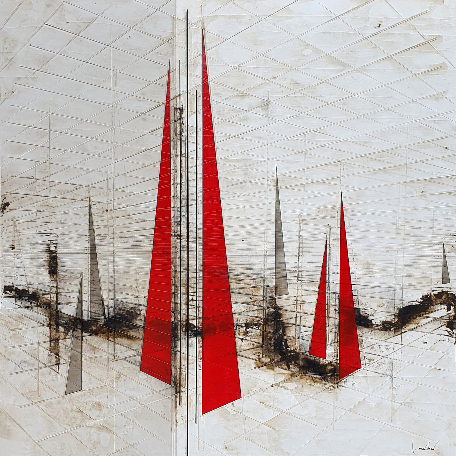 AROUND THE WORLD de Ludovic Mercher (2024) : Peinture Acrylique, Encre ...