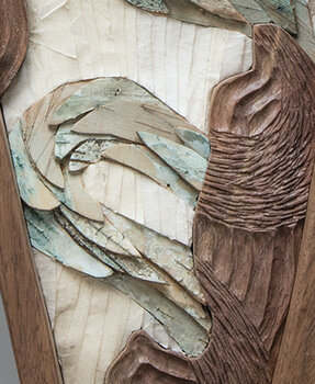 Water Serpent by Aaron Laux (2022) : Sculpture Wood, Paper - Singulart