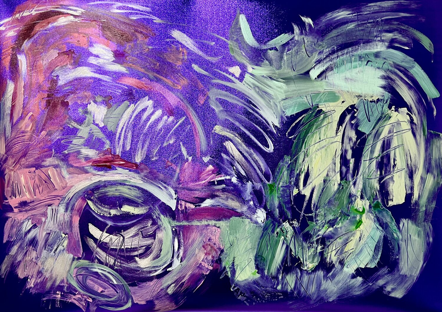 Chimera by Eugenie Diserio (2022) : Painting Acrylic on Canvas - Singulart