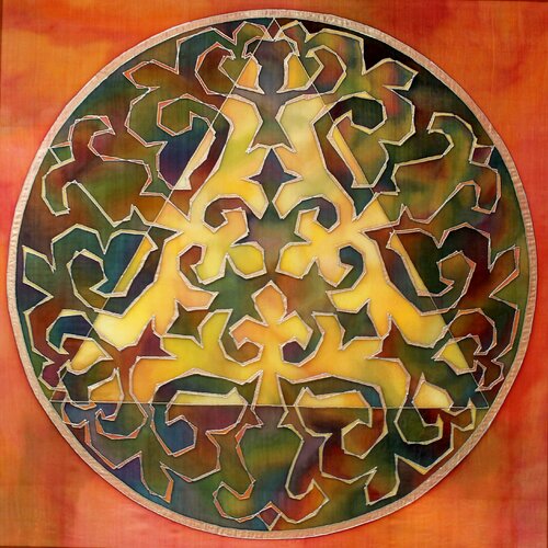 The Mountain by Zhazira Ayagan (2019) : Textile Wool on Wood - Singulart