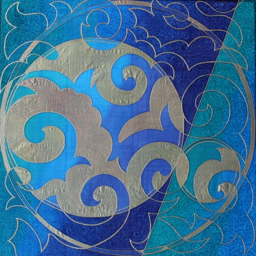 The Mountain by Zhazira Ayagan (2019) : Textile Wool on Wood - Singulart