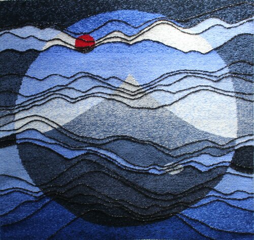 The Mountain by Zhazira Ayagan (2019) : Textile Wool on Wood - Singulart