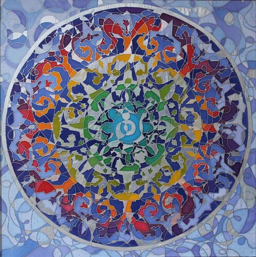 The Mountain by Zhazira Ayagan (2019) : Textile Wool on Wood - Singulart