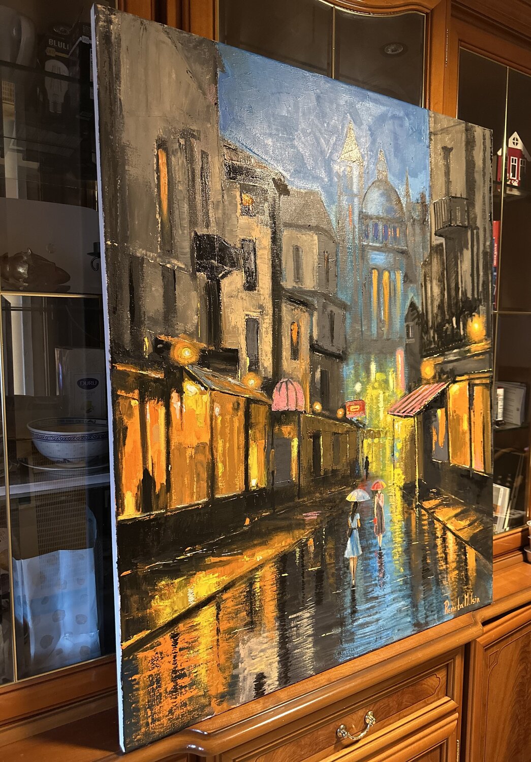 " Rome old Town " Italy by Reneta Isin (2026) : Painting Oil on Canvas ...