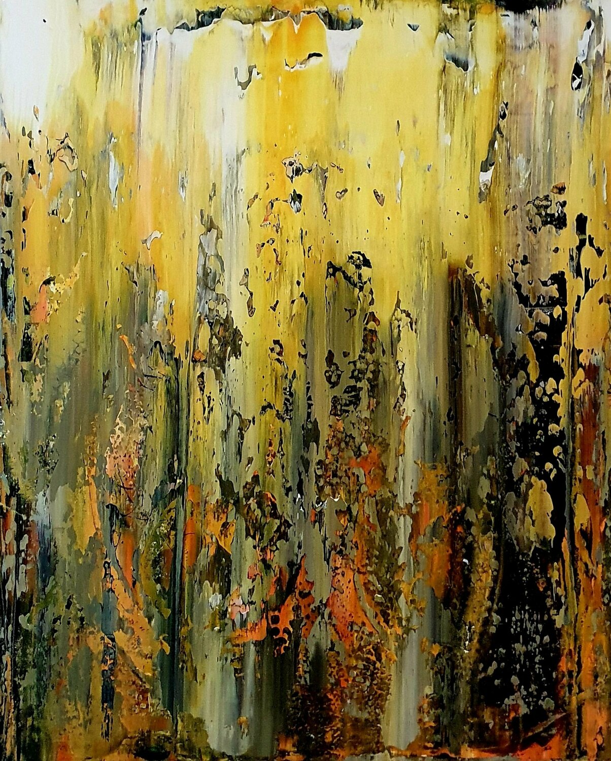 Autumn Changes III von Tobias Staaf (2020): Malerei Acryl auf Leinwand ...