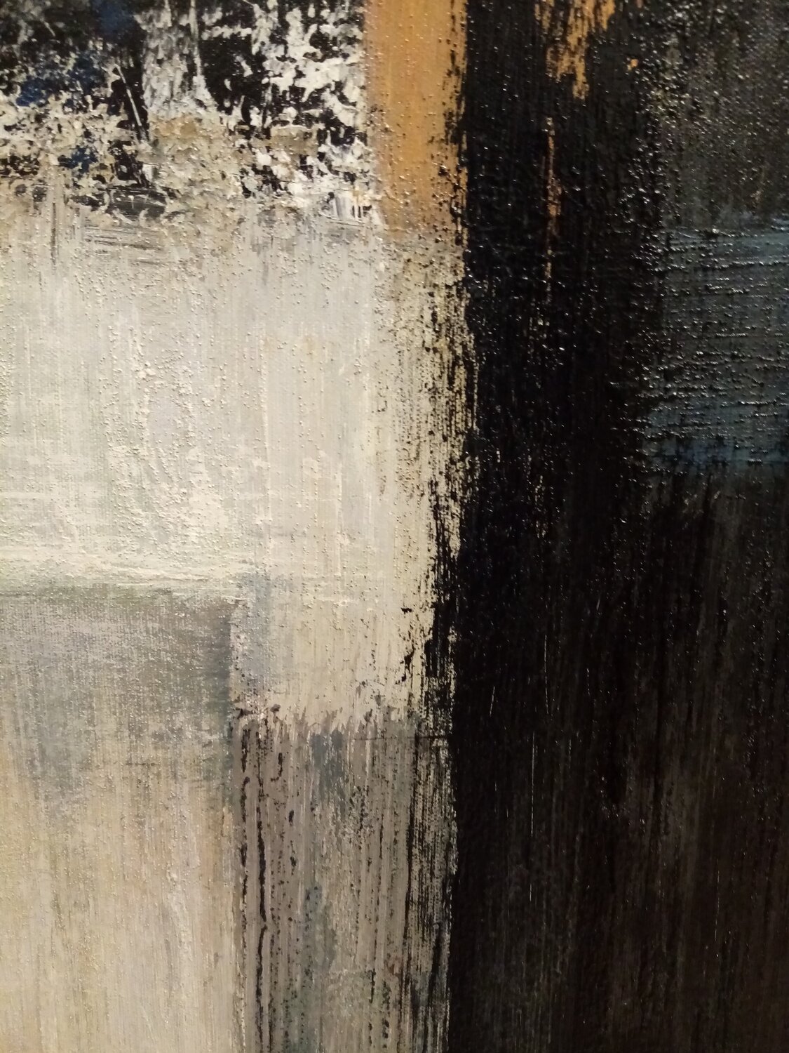 ABSTRAKT - DUNKEL UND WEIS by Alexander Wotschel (2022) : Painting ...