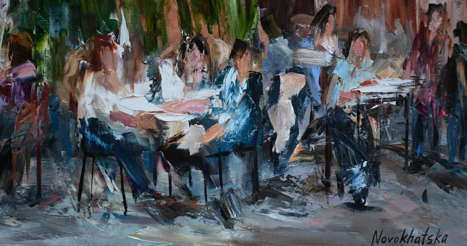 Bar dans le quartier de Trastevere by Olga Novokhatska (2025 ...