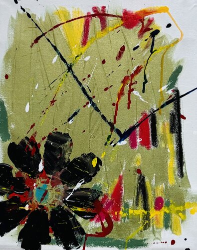 Untitled by Stephanie Dillon (2025) : Painting Acrylic, Graffiti on ...