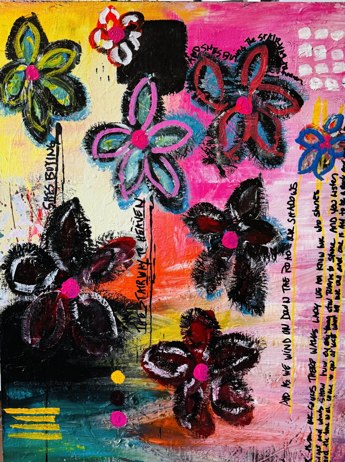 Untitled de Stephanie Dillon (2025): Pintura Acrílico, Graffiti en ...