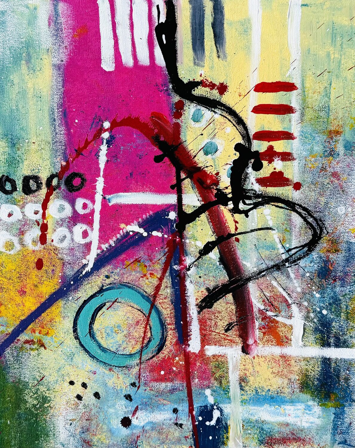 Untitled by Stephanie Dillon (2025) : Painting Acrylic, Chalk on Canvas - Singulart