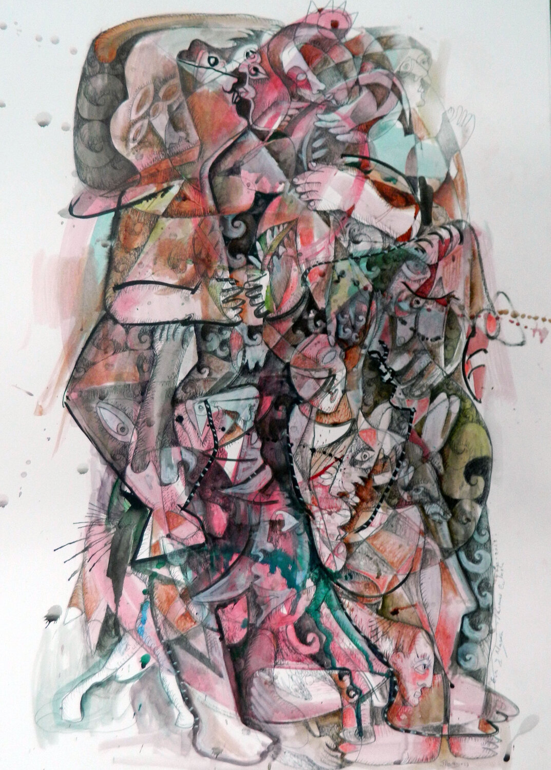 Eva y Maria en el paraiso Cubista von Felipe Alarcón (2023 ...