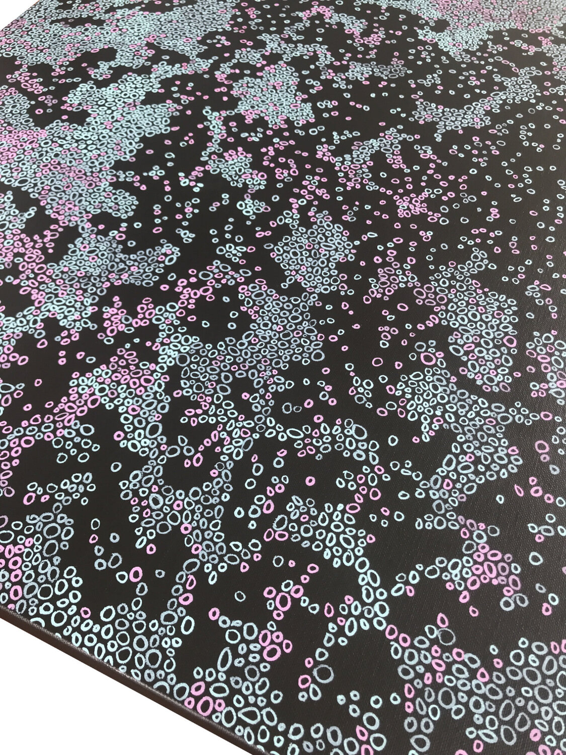 Midnight Confetti von Jennifer Bell (2019): Malerei Acryl auf Leinwand ...