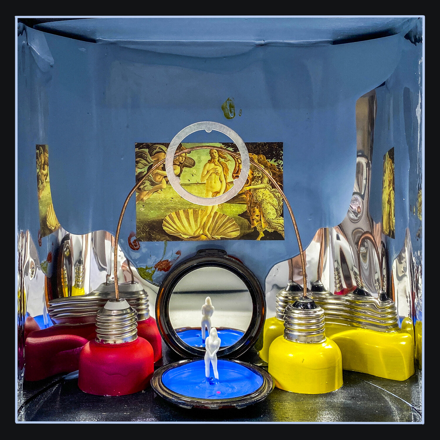 01 - As Water Rises Venus on Clamshell Powder Box Afloat 48x48 by Aleks ...