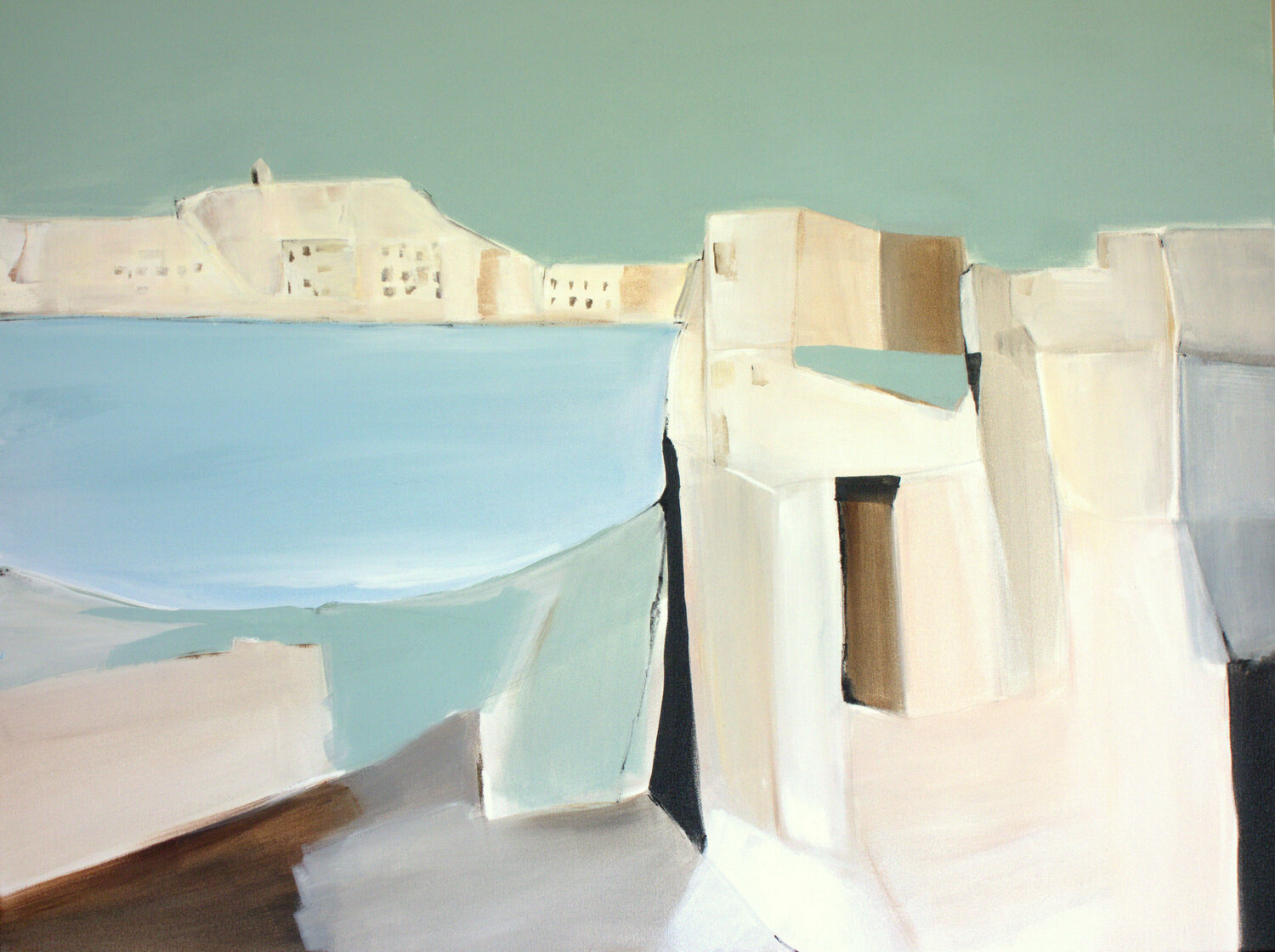 This Ancient Town by Brenda Meynell (2021) : Painting Acrylic, Pastel ...